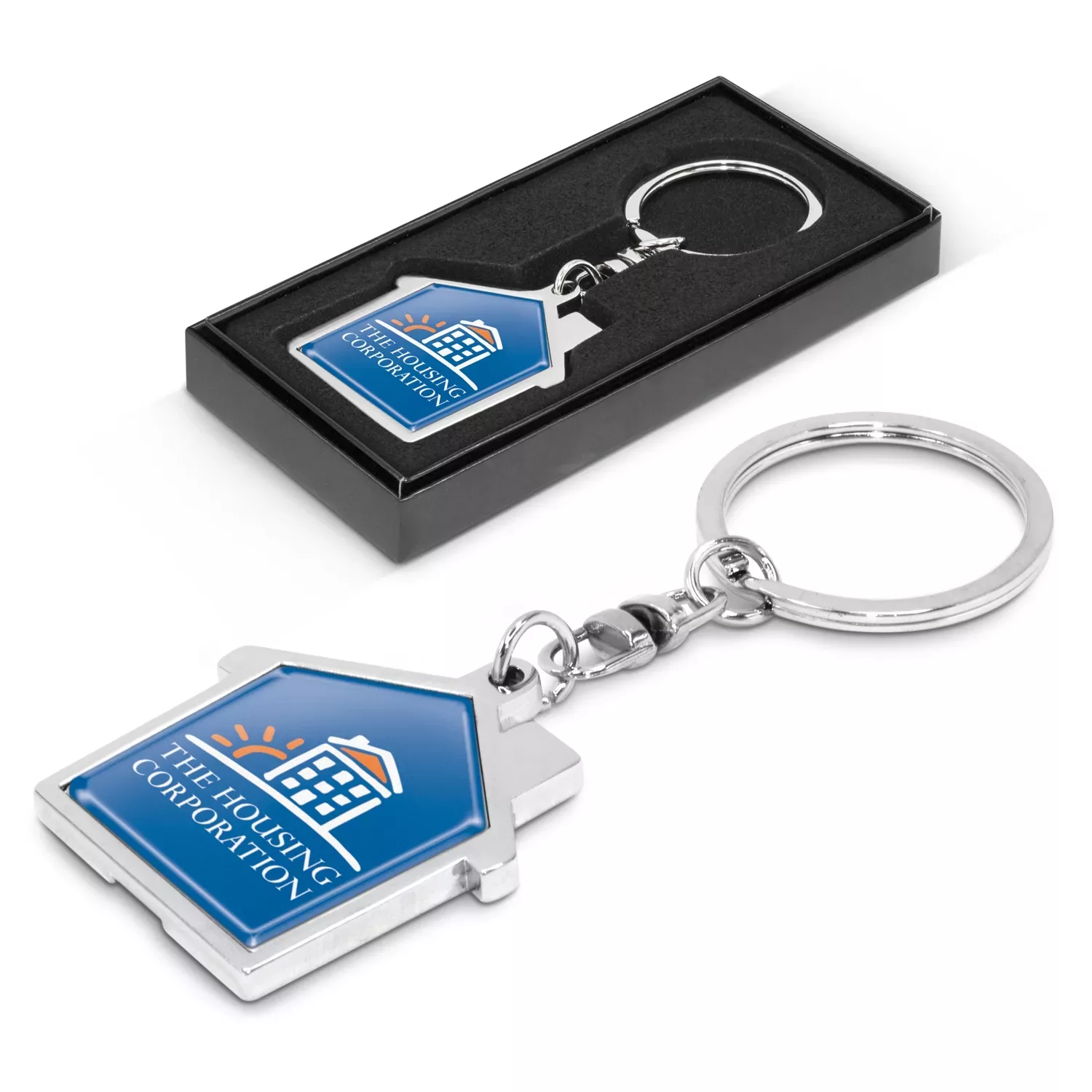 House Metal Key Ring - PromoShop